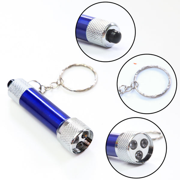 PROLOSO Mini LED Flashlight Keychains Torch Key Rings Bulk Party Favor