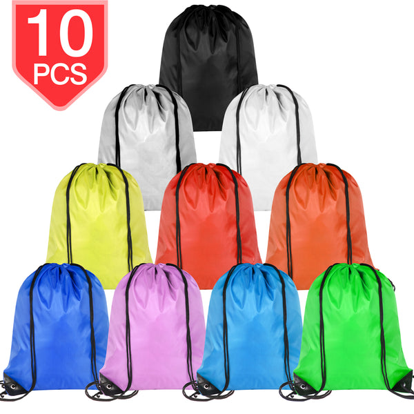 PROLOSO Drawstring Bags Bulk Sports Gym Backpack Pull String Bags Cinc